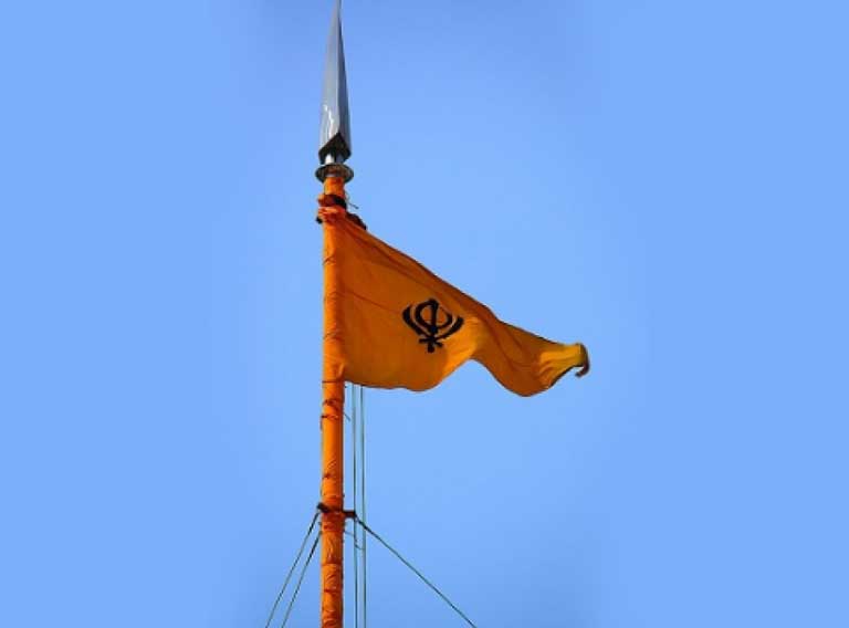 Nishan Sahib proclaims the unique identity of Sikhs and Sikhism